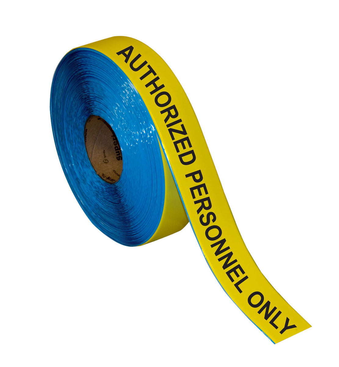 Floor Marking Message Tape, 2'' x 100' , AUTHORIZED PERSONNEL ONLY ...