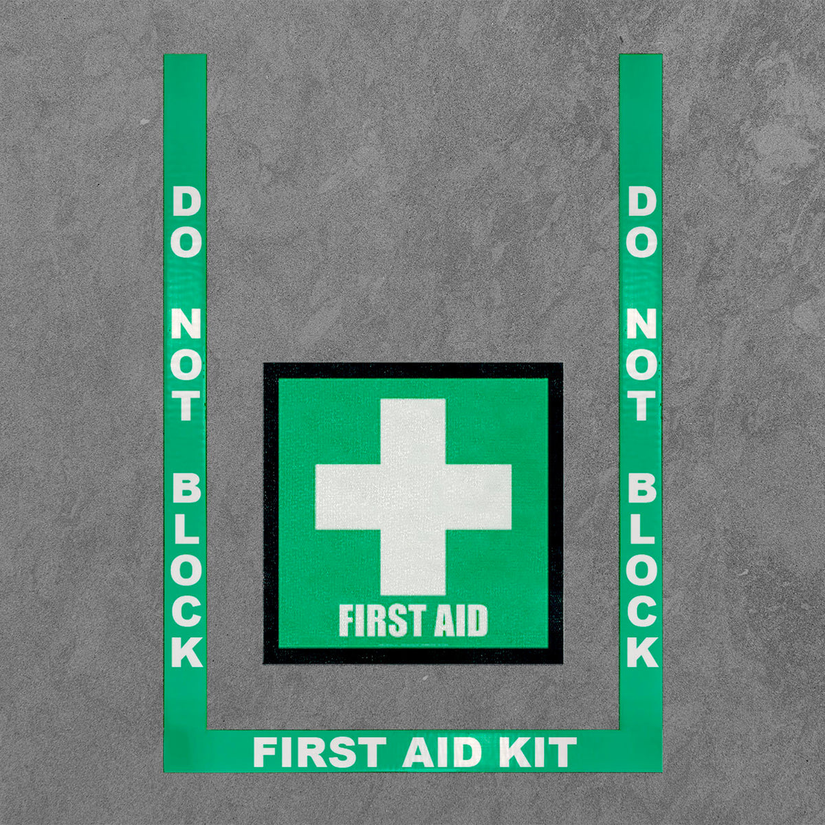 Superior Mark® Floor Marking Kit, First Aid Kit , Vinyl ...