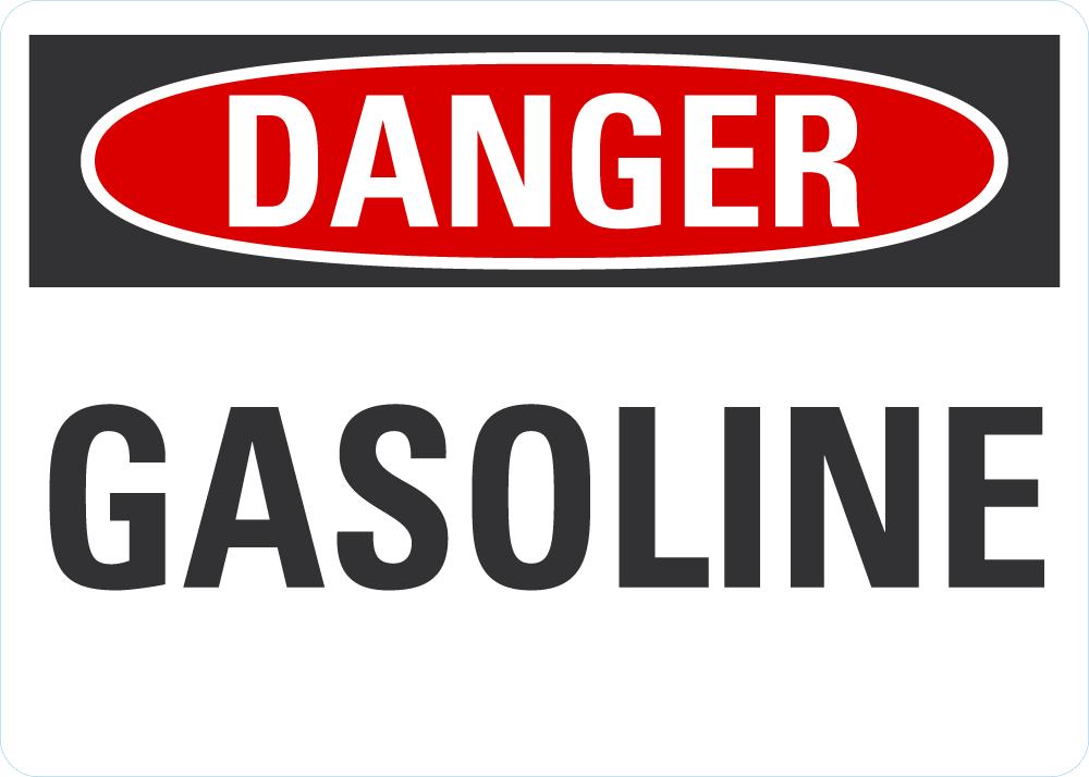 DANGER GASOLINE Sign — makesafetyvisible.com
