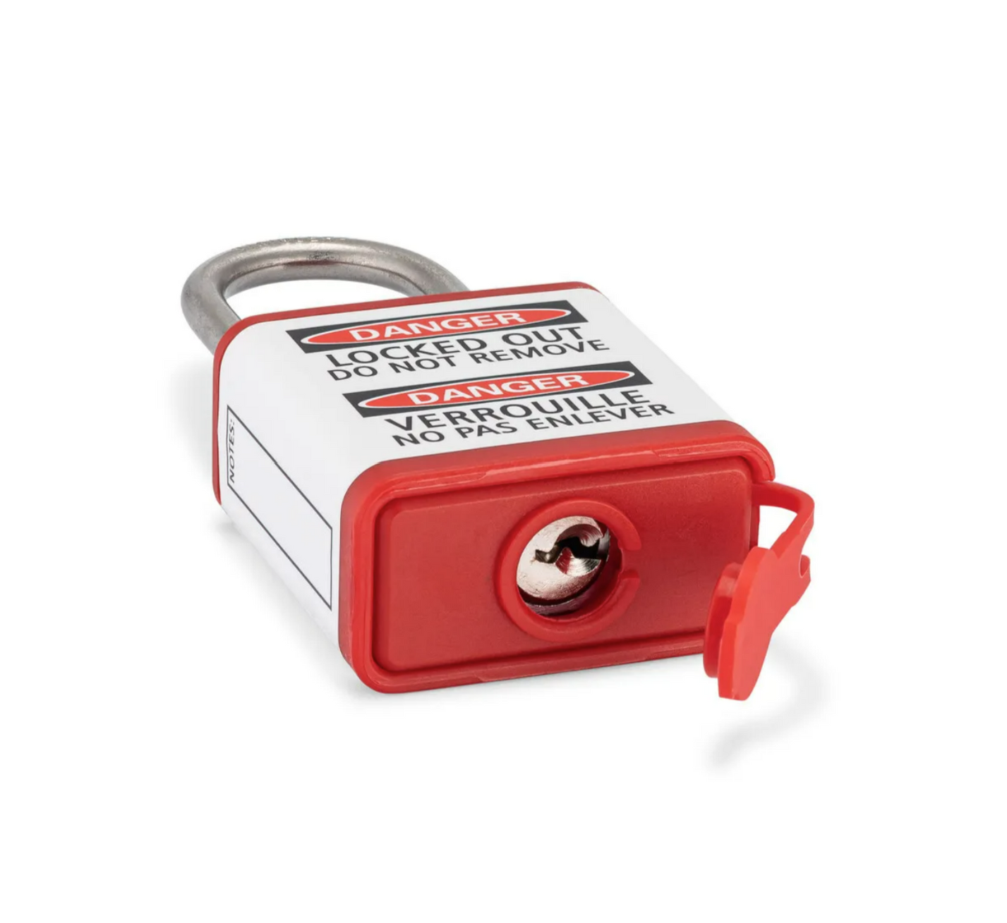 Lockout Padlock, Indoor/Outdoor, Red — makesafetyvisible.com