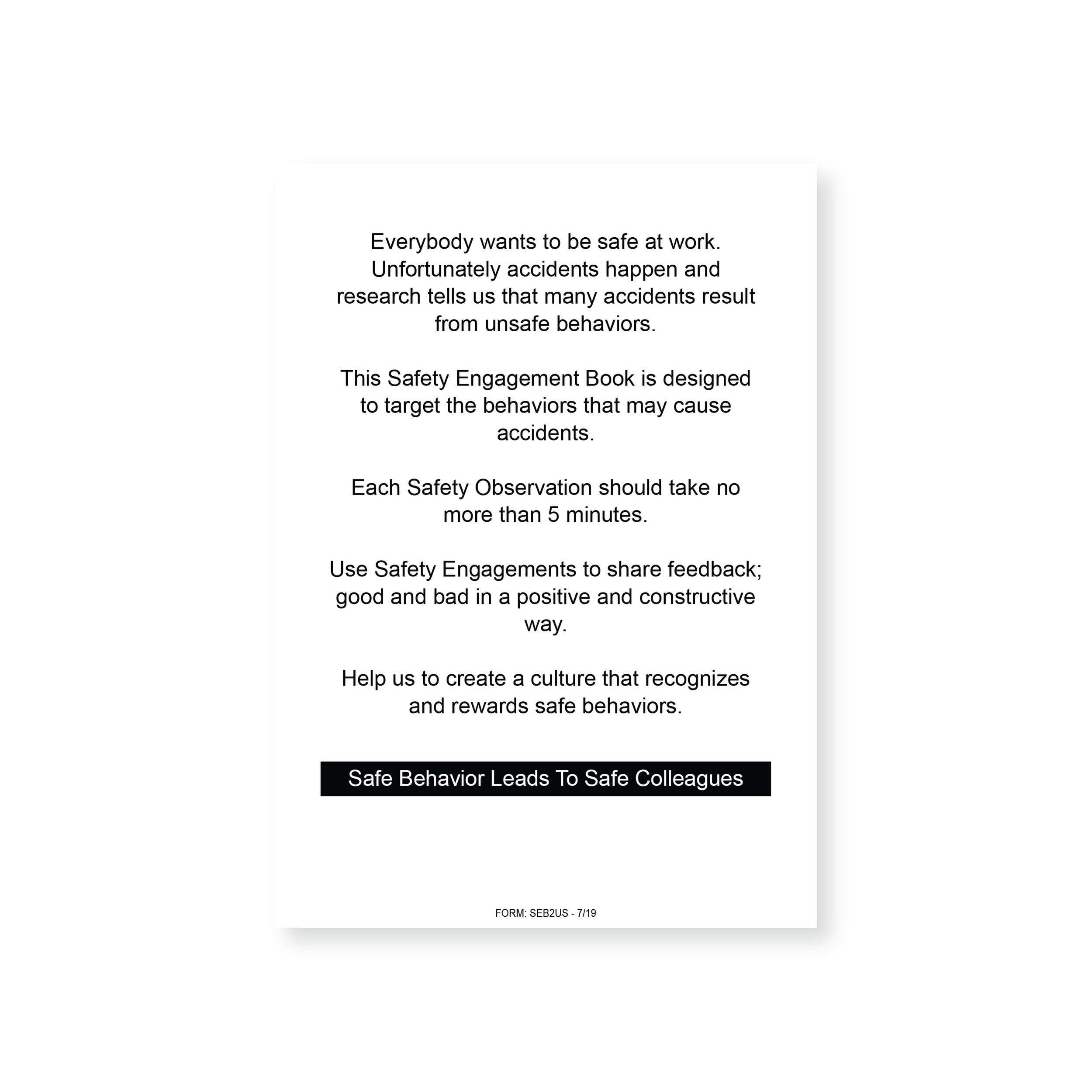 Safety Engagement Book — makesafetyvisible.com
