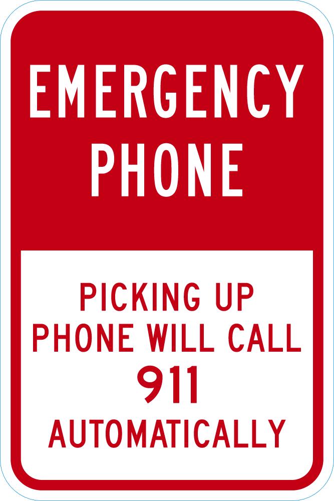 Emergency Phone Sign — makesafetyvisible.com