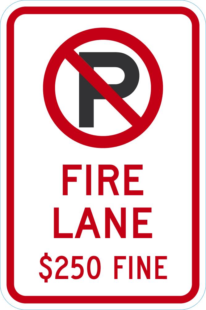 Fire Lane Sign — makesafetyvisible.com