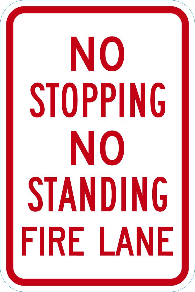 Fire Lane Sign — makesafetyvisible.com